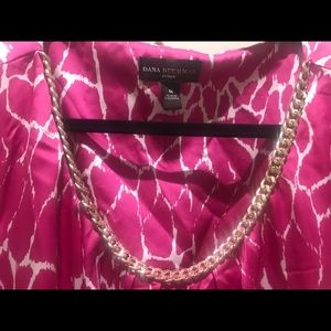 Dana Buchman | Tops | Dana Buchman 3x Pink And White Sleeveless Blouse ...